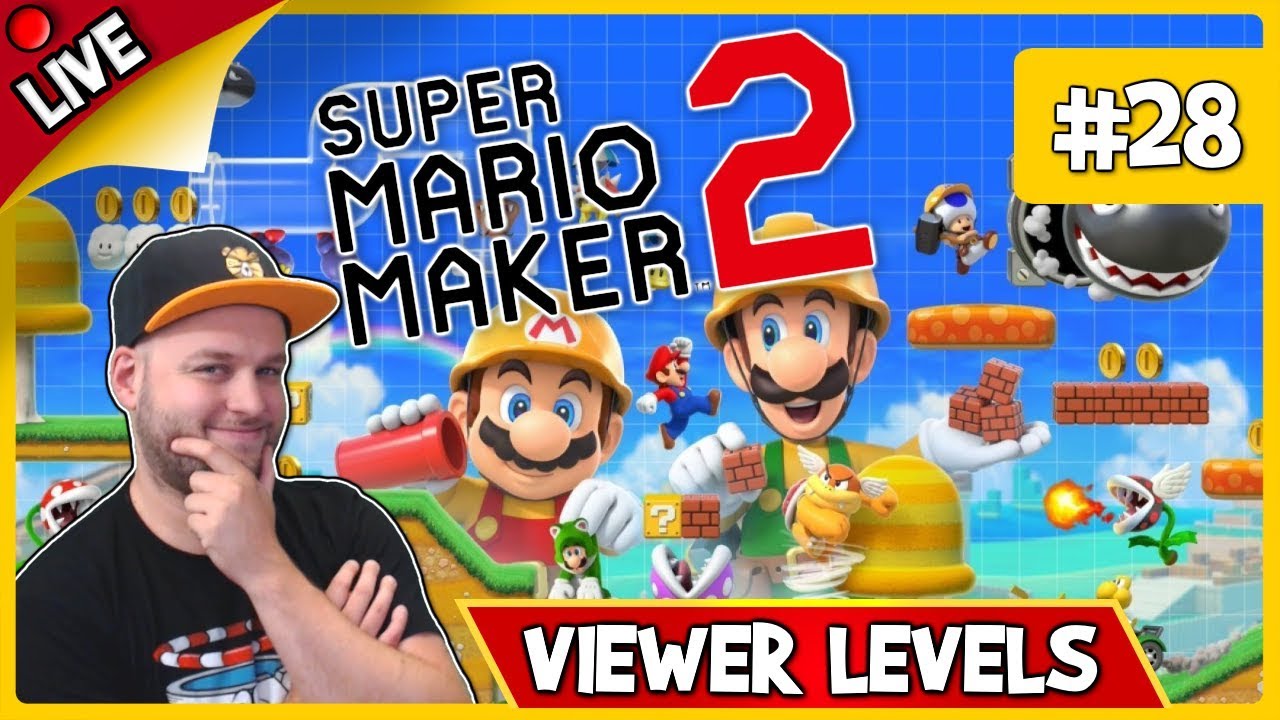 🔴 Super Mario Maker 2 - Endless Super Expert No Skip + Viewer Levels ...