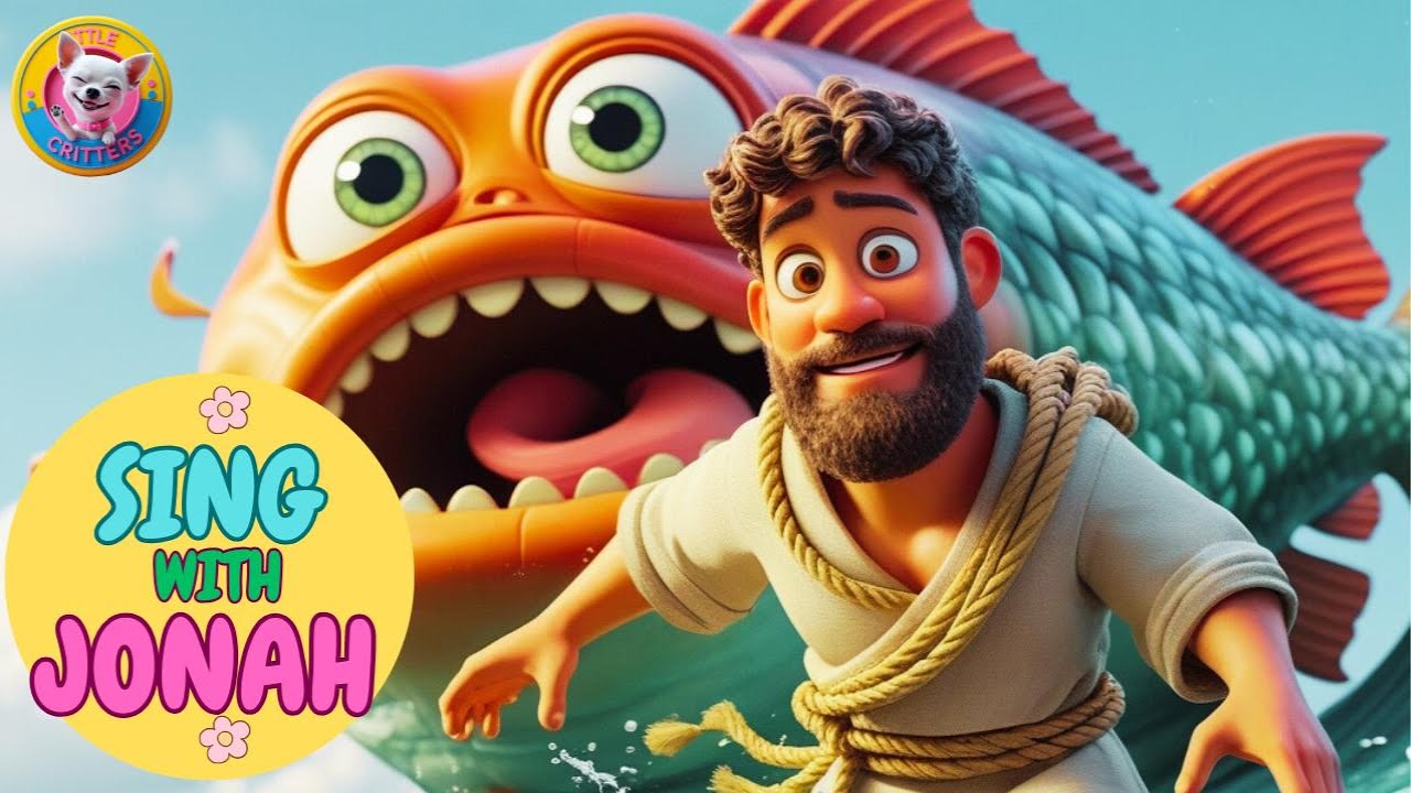 Jonah and the Big Fish | Sing Along Bible Song - YouTube
