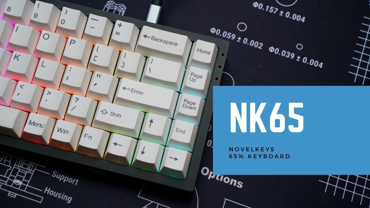 Novelkeys NK65 Mechanical Keyboard Review - YouTube