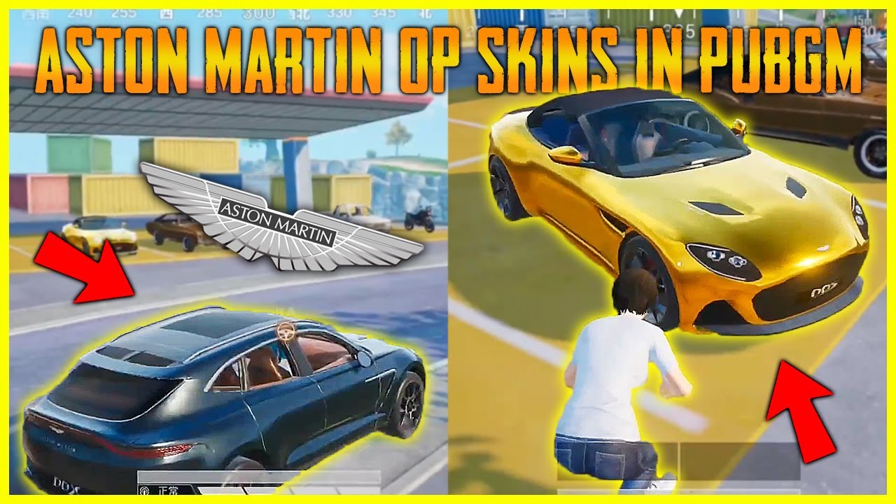 Pubg Mobile X Aston Martin Collabe Aston Martin Dbs Dbx Skins In