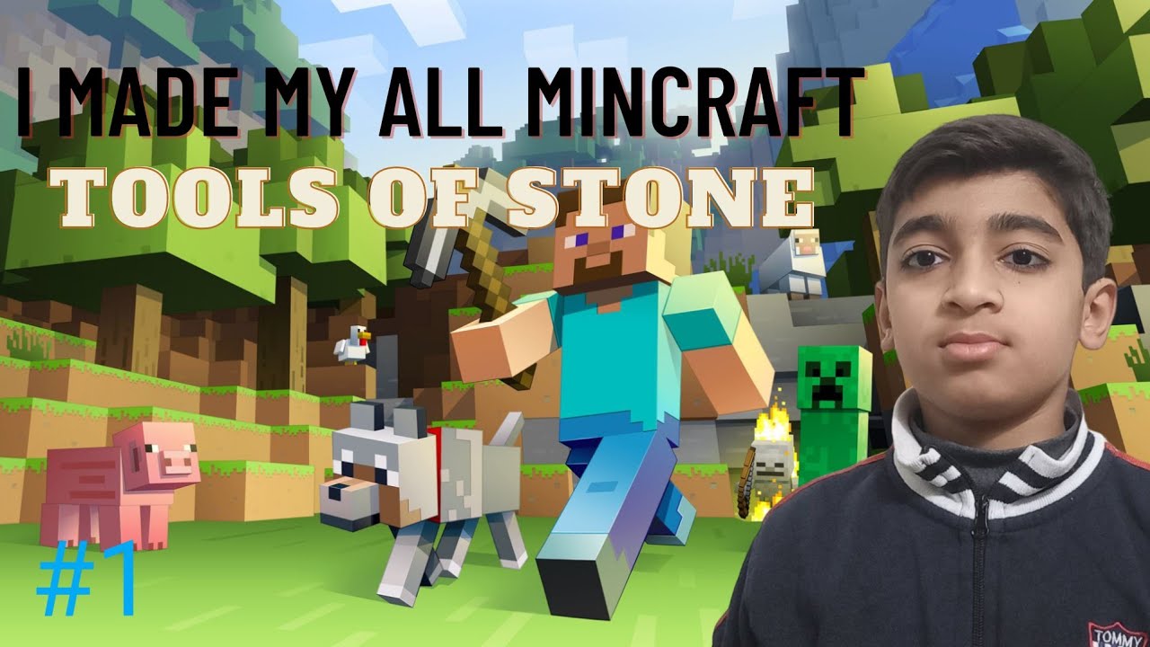 Minecraft #1 | I MADE ALL MINECRAFT TOOLS OF STONE - YouTube