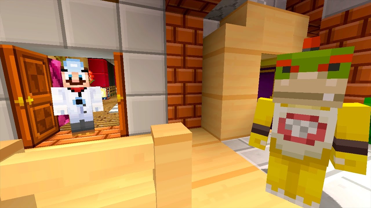 Minecraft Wii U - Nintendo Fun House - Bowser JR Sneaks Out! [6] - YouTube
