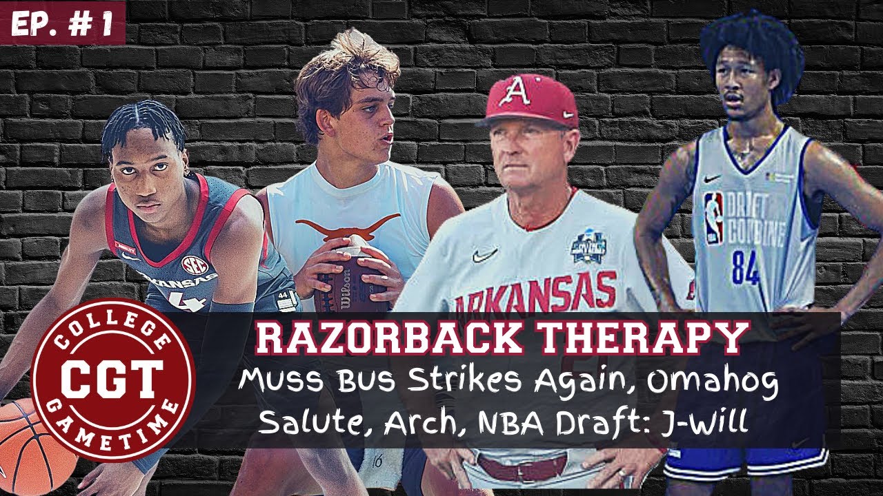 Ep. 1 | Razorback Therapy | Muss Bus Strikes Again, OmaHogs Salute ...