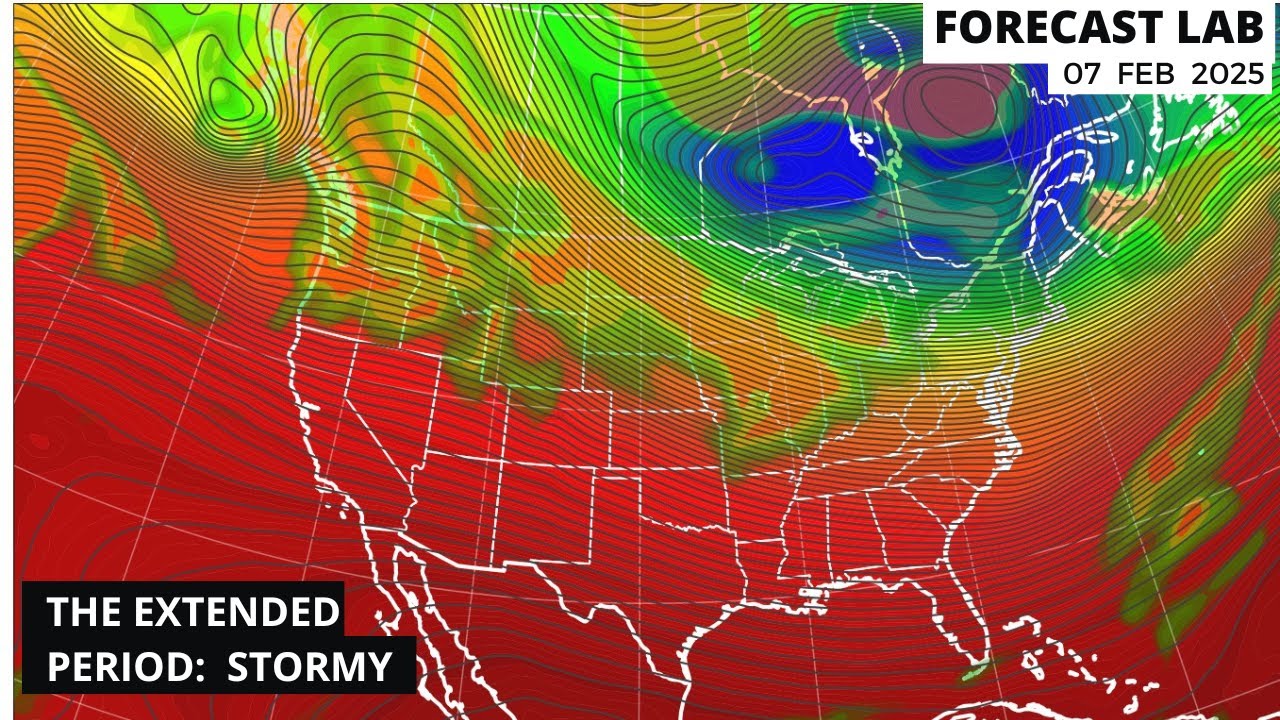 Fri 2/7/25 - US weather | A stormy weather pattern develops for late next week - YouTube