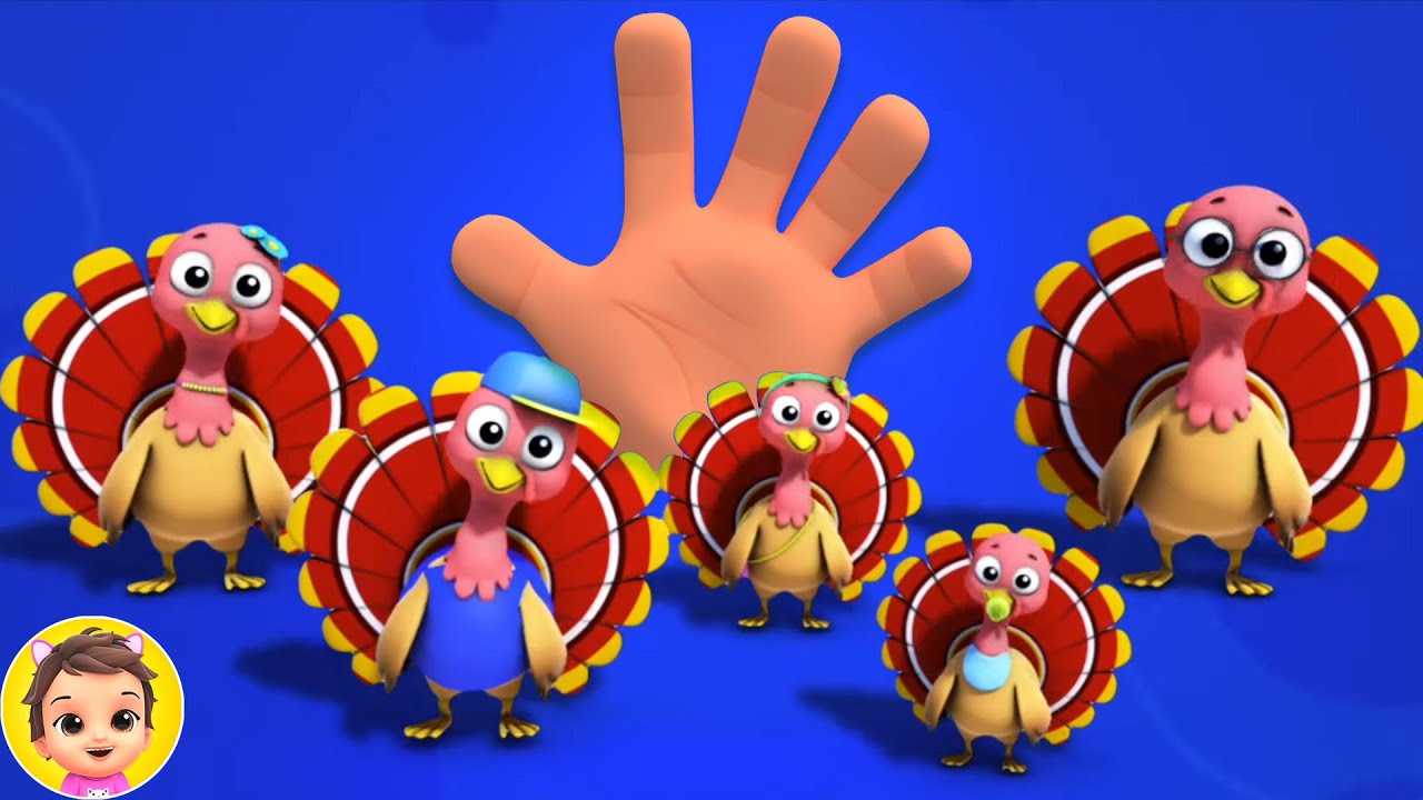 Turkey Finger Family, Kids Song, Nursery Rhymes And Cartoon Videos for ...