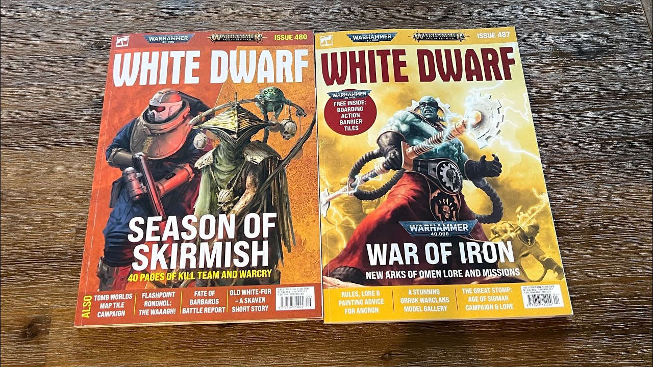 Reviewing White Dwarf Issues 480 and 487 - Horus Heresy - YouTube