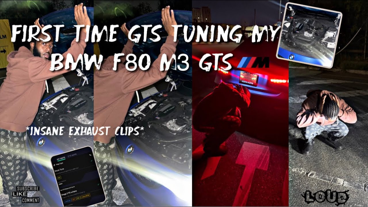 FIRST TIME USING BM3 TUNING MY BMW F80 M3 GTS * INSANE EXHAUST CLIPS ...