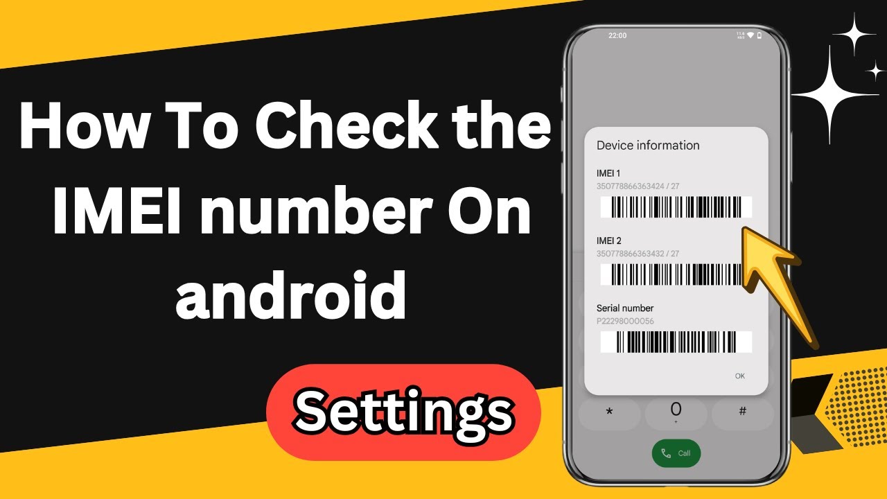 How To Check the IMEI number On android - YouTube