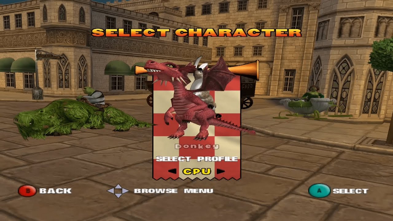 Shrek Smash n' Crash Racing - Donkey AI Time Trials (Mirrored ...