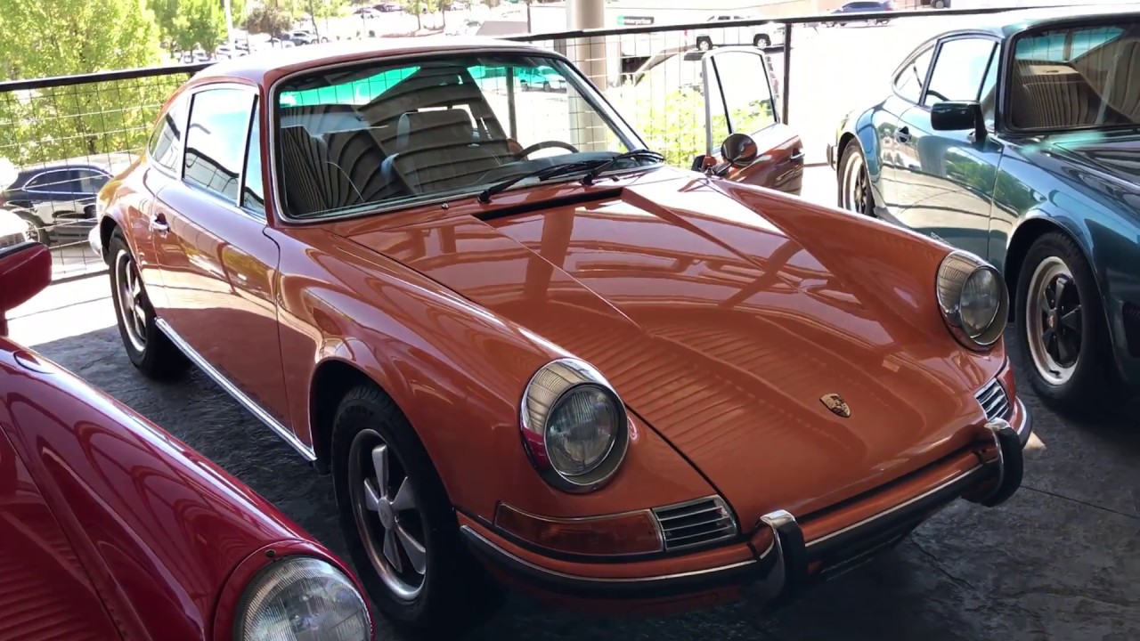 1971 Porsche 911 T in Signal Orange with Kirk 719-219-5015 - YouTube