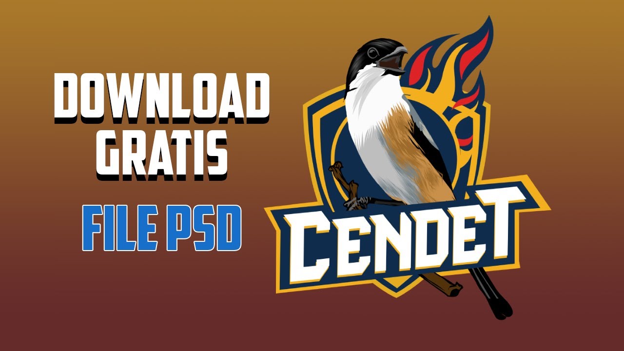 Cara membuat Logo Burung Cendet di Adobe Photoshop 2023 - YouTube