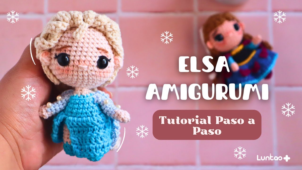 🧶 Elsa Amigurumi Paso a Paso ️ | Tutorial Fácil de Crochet para Fans de Frozen - YouTube