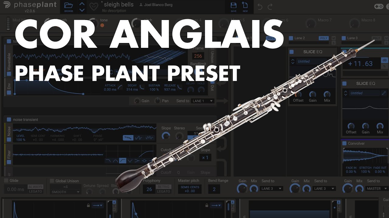 Cor anglais / English horn ( Phase plant preset ) - YouTube
