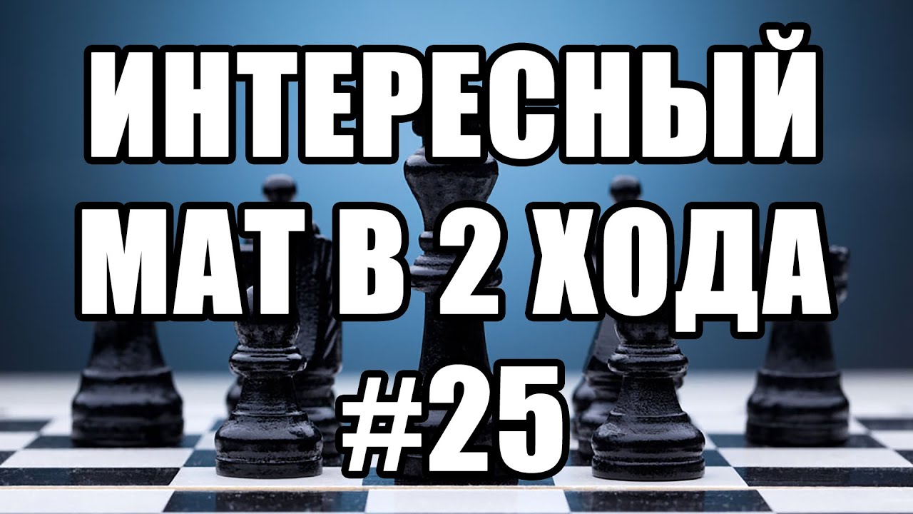 Шахматные задачи мат в 2 хода Выпуск №25 Шахматы решение задач Мат в