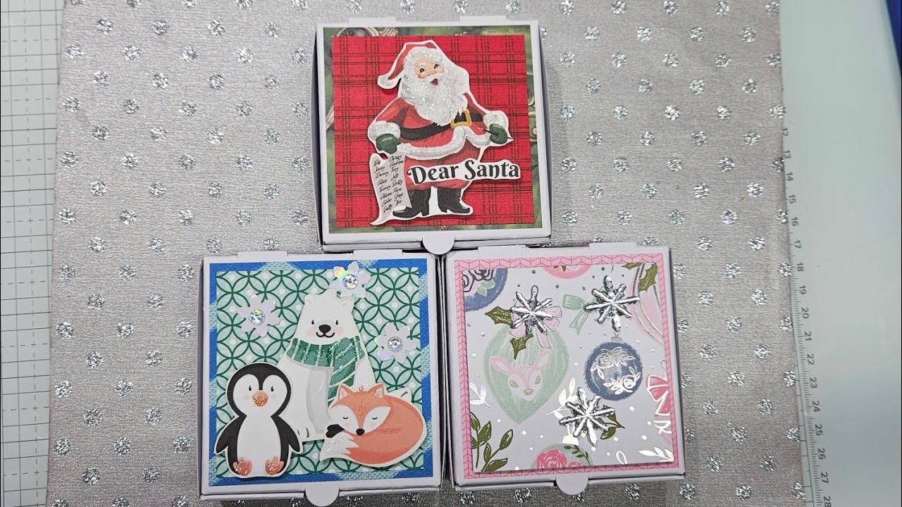 December 2024 Wednesday Holiday Series Video #1b Mini Pizza Boxes ...