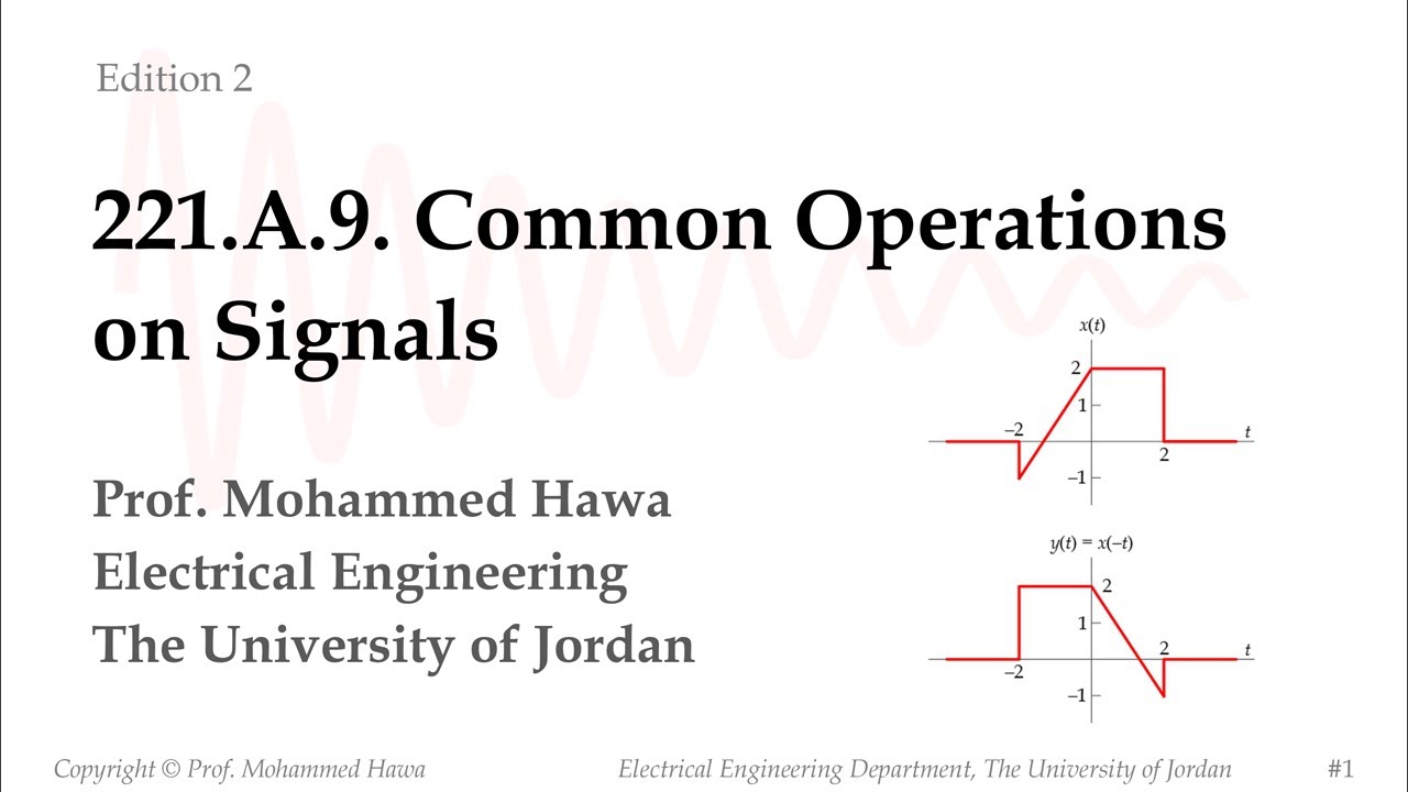 221.A.9. Common Operations on Signals - YouTube