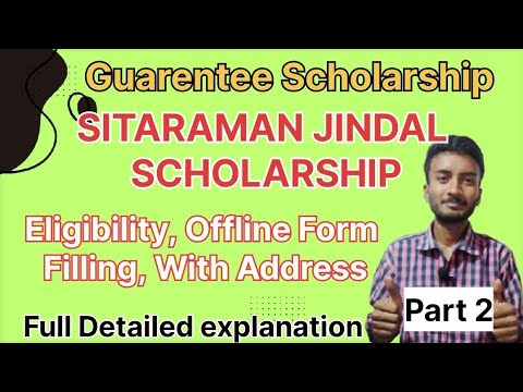 Guarentee scholarship | Application form filling | Sitaram Jindal ...