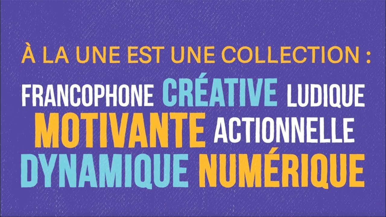 À la une, collection FLE pour adolescents - YouTube