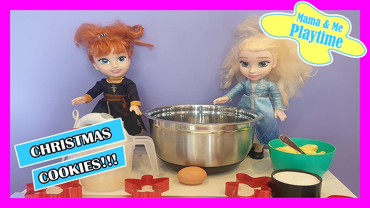 Elsa and Anna Bake the Most Delicious Cookies Ever! - YouTube