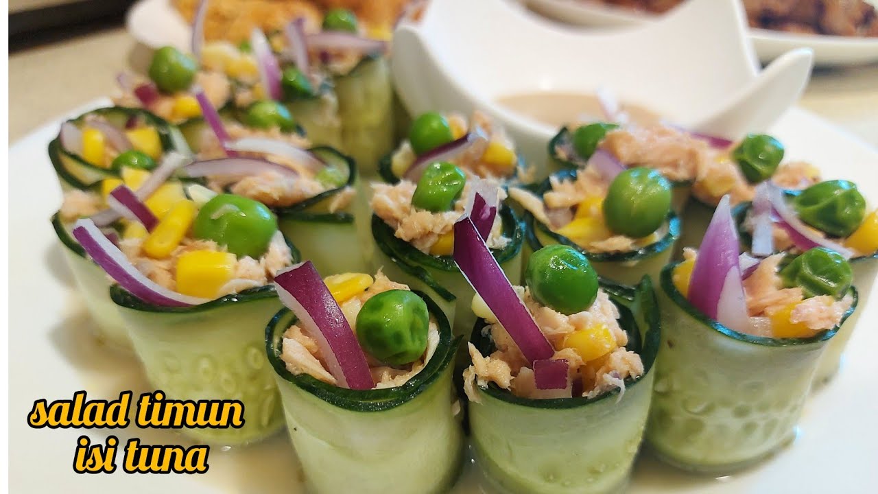 SALAD TIMUN ISI TUNA CHINESE FOOD || SALAD TIMUN ISI TUNA #saladtimun # ...