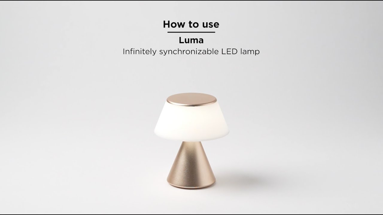 Lexon - How to use Luma lamp - YouTube