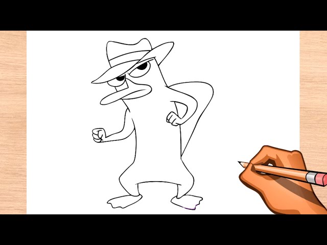 How To Draw Perry Step By Step
