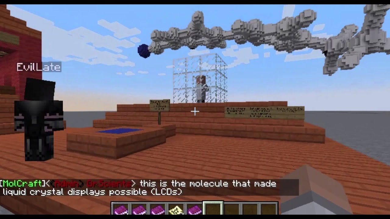 MolCraft | Journalist does interview in the Minecraft world - YouTube