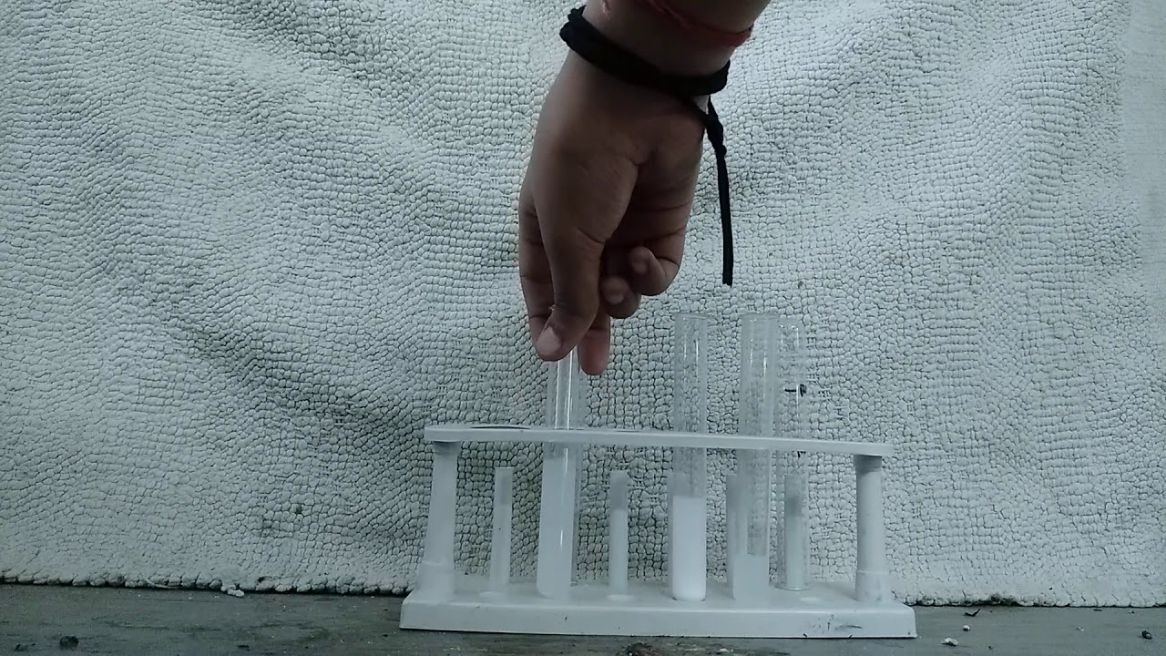 Test For Sulphate Ions || Salt Analysis - YouTube