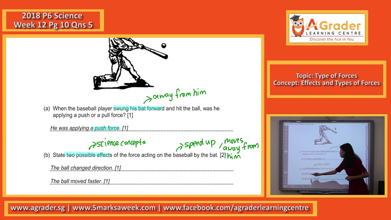 2018 - P6 Science - Week 12 - Topic - Types of Forces (Effects and ...