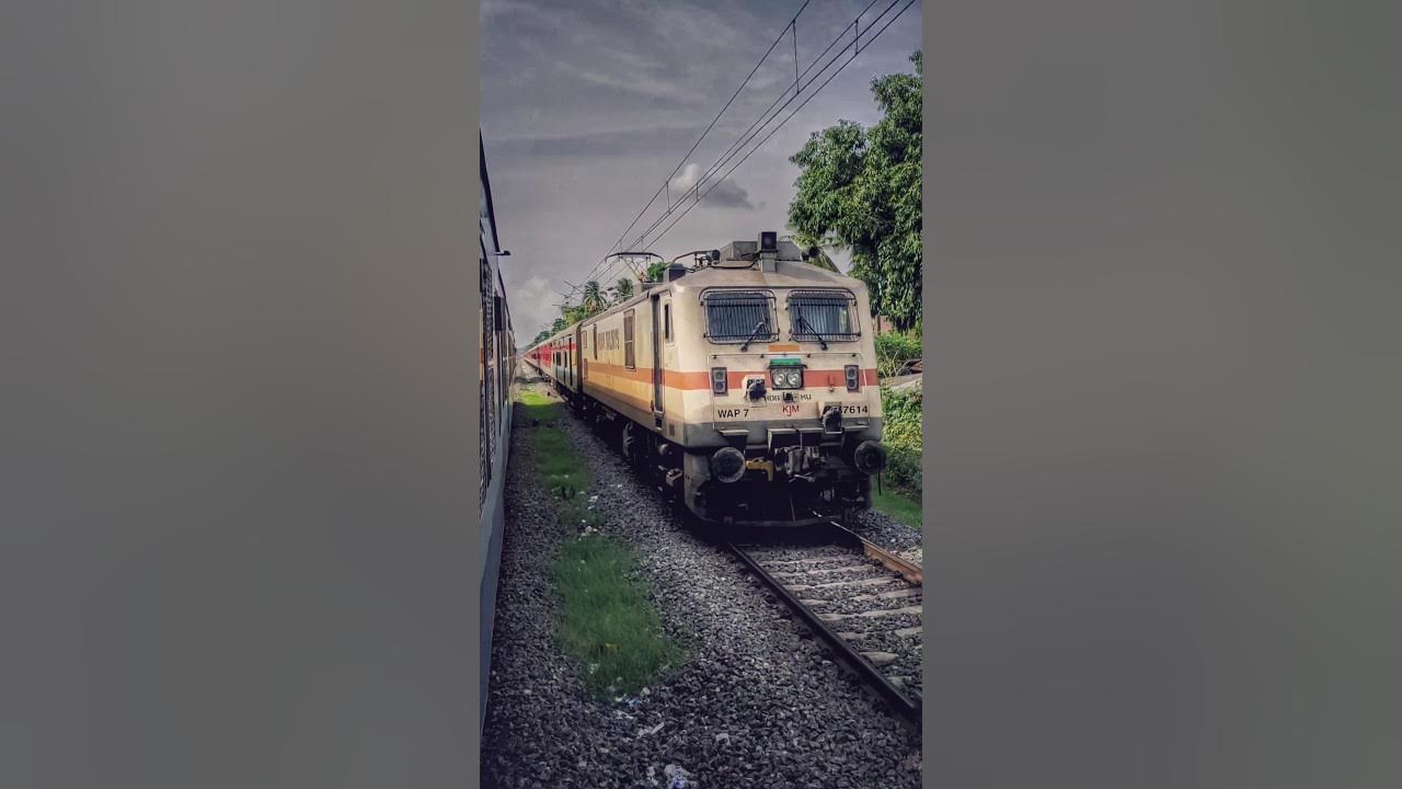 Coimbatore to Mumbai | Kurla Express | KJM WAP7 | Bengaluru | Mumbai Express #indianrailways # ...