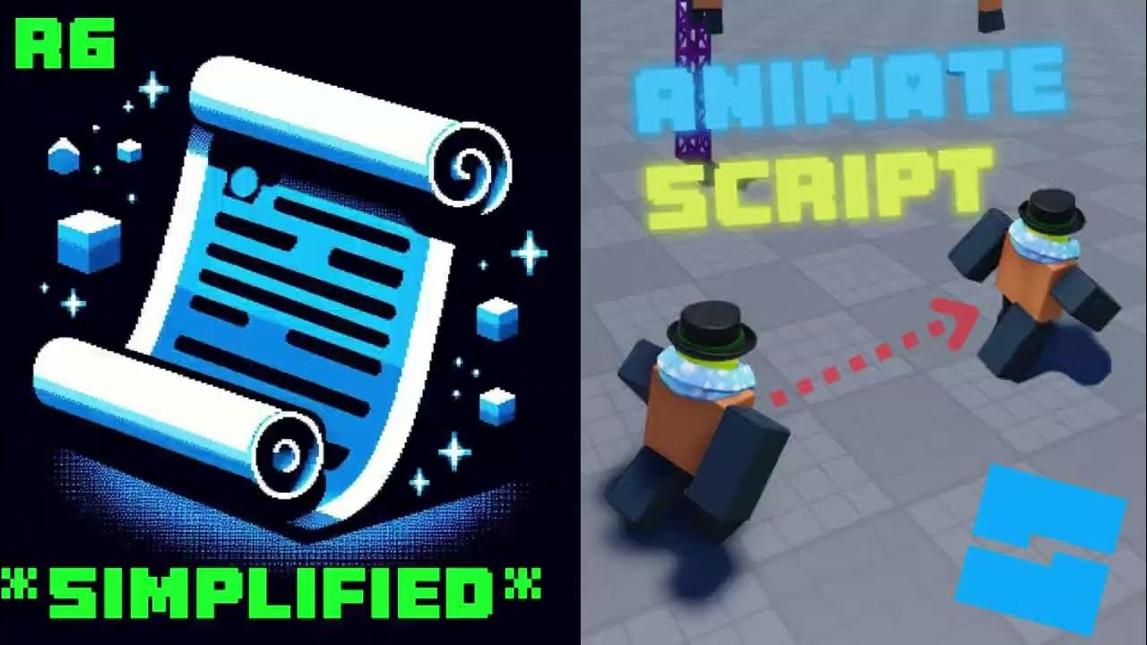 Roblox Studio VERY BASIC R6 Animate Script *Awesome* - YouTube
