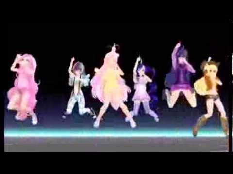 【MMD】マジLOVE1000％{MLP Human Version} - YouTube