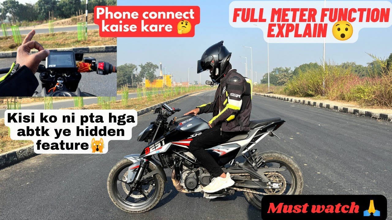 Full TFT Meter Function explain of New Duke 250 Gen3🤯| Phone ...