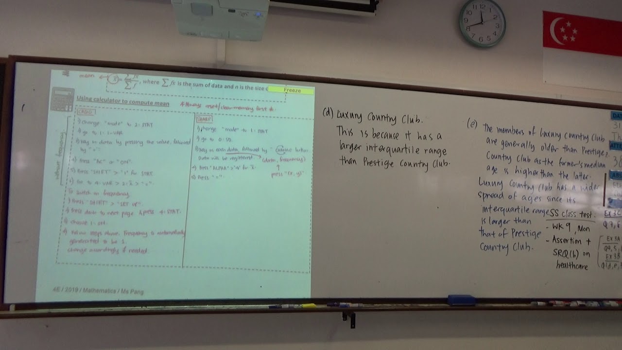 EM Chpt 3 Statistical Data Analysis Lesson 4 Part 3 - YouTube
