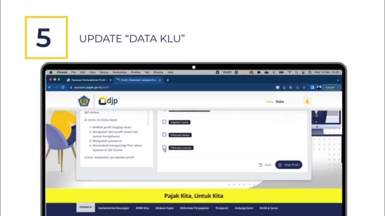 Video Tutorial Pemutakhiran Data Mandiri NIK-NPWP - YouTube