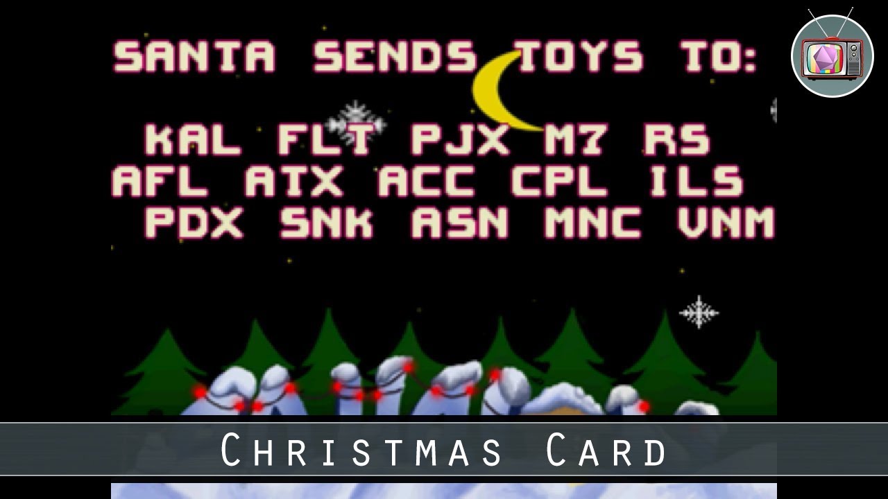 Christmas Card by Echelon - PS1 Demo (2005) | Demoscene - YouTube