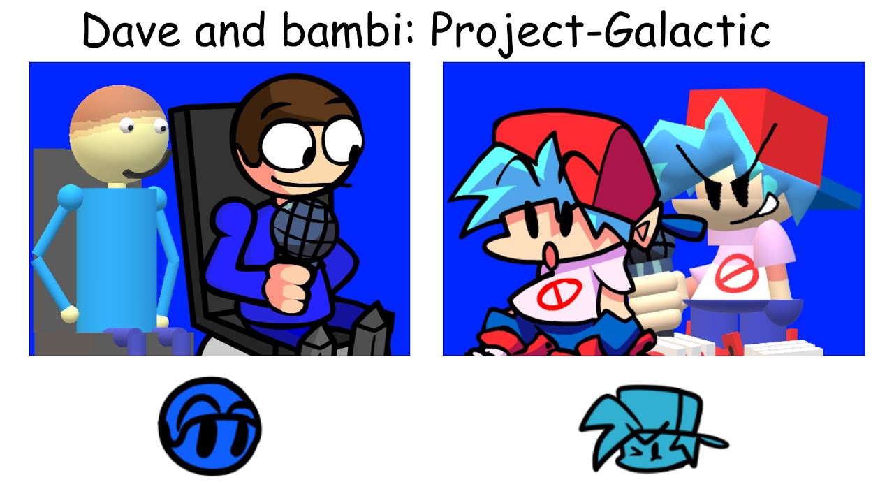 Friday Night Funkin' VS Dave and Bambi - Project Galactic (FNF Mod ...
