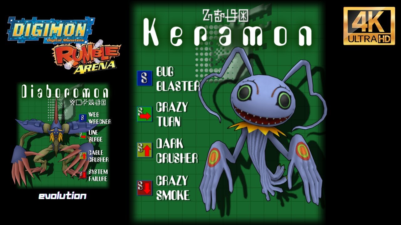 Digimon Rumble Arena Remake How Unlock Keramon - YouTube