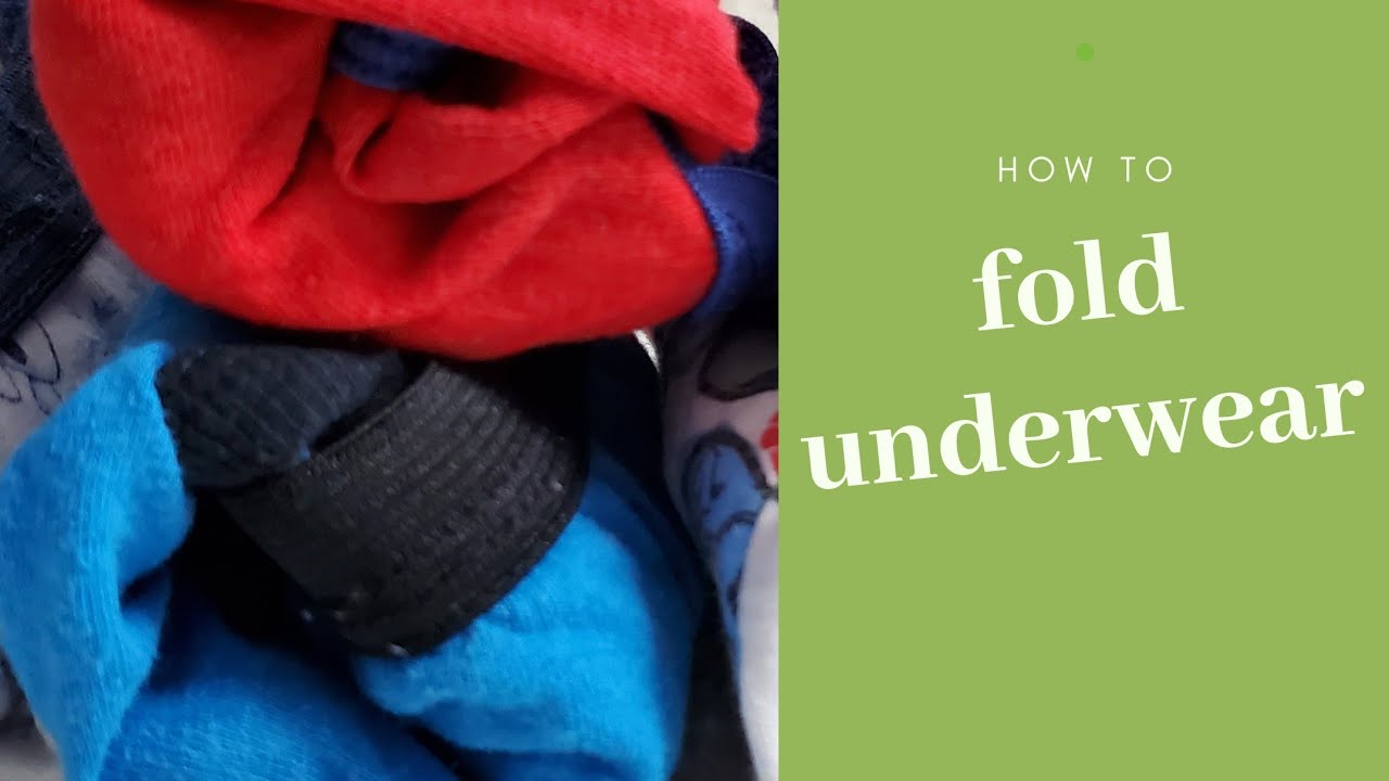 How to Fold an Underwear || Easy way #vlog67 - YouTube