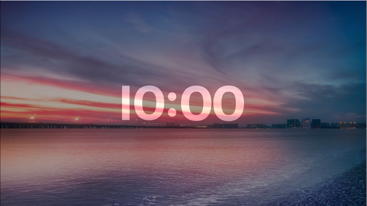 10 Minute Timer Countdown - Calm and Relaxing Music - YouTube