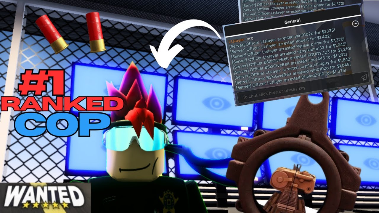 Becoming the #1 Ranked Cop In Roblox Wanted! - YouTube