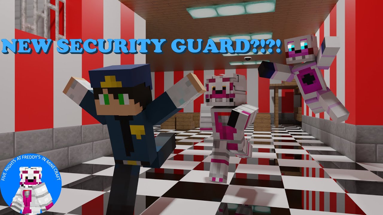 New SECURITY GUARD at the PIZZARIA?!?! (Minecraft FNaF Roleplay) - YouTube
