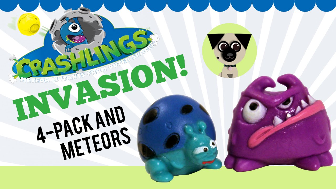 Crashlings Invasion: 4 Packs and Meteor Opening - YouTube