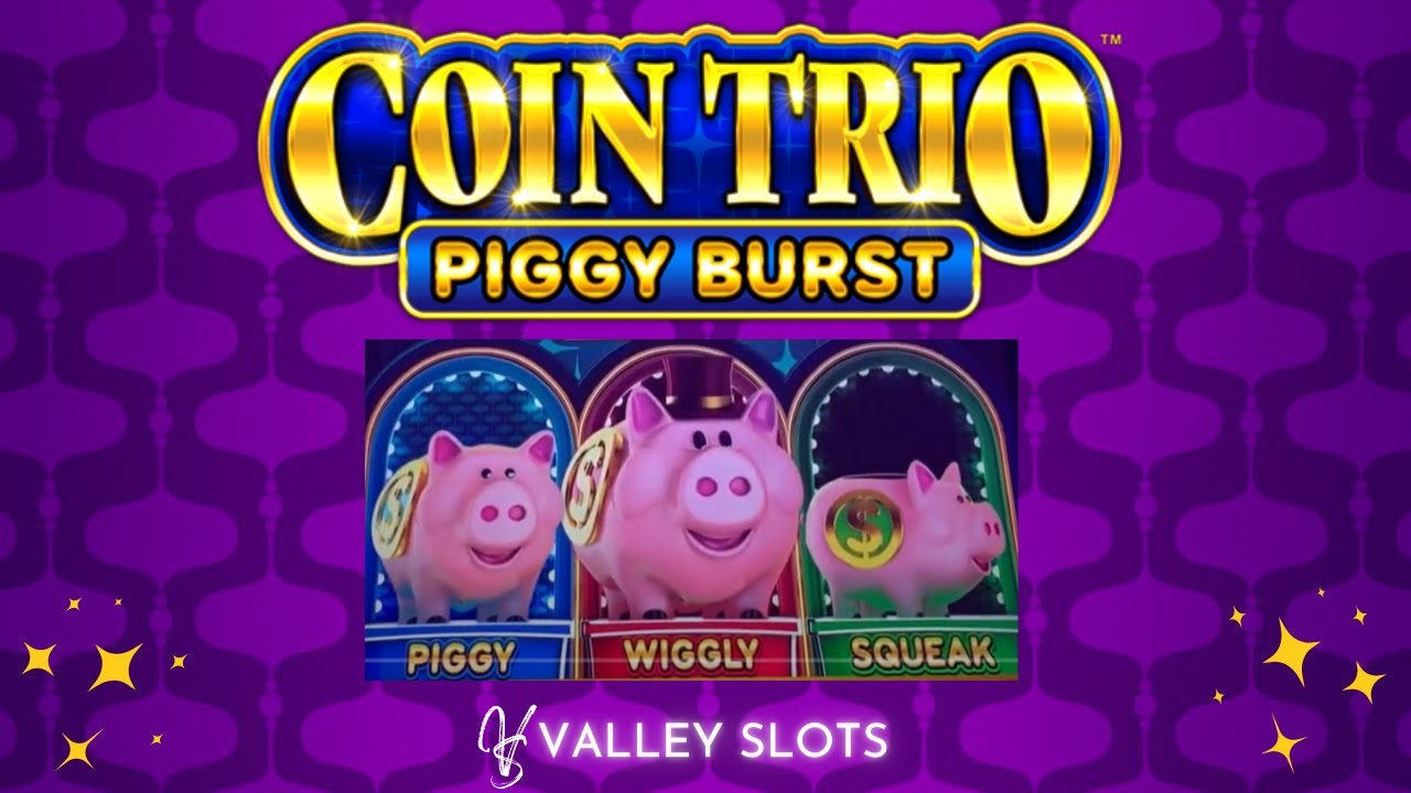 MAJOR Win with Coin Trio Piggy Burst Slots Bonus Game! - YouTube