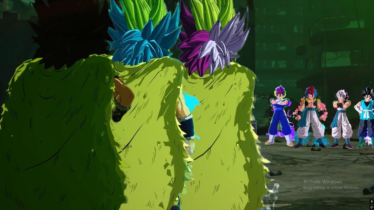 Brogerot(Broly+Goku+Vegeta) Vs Ultimate fusion! Dragon Ball Sparking ...