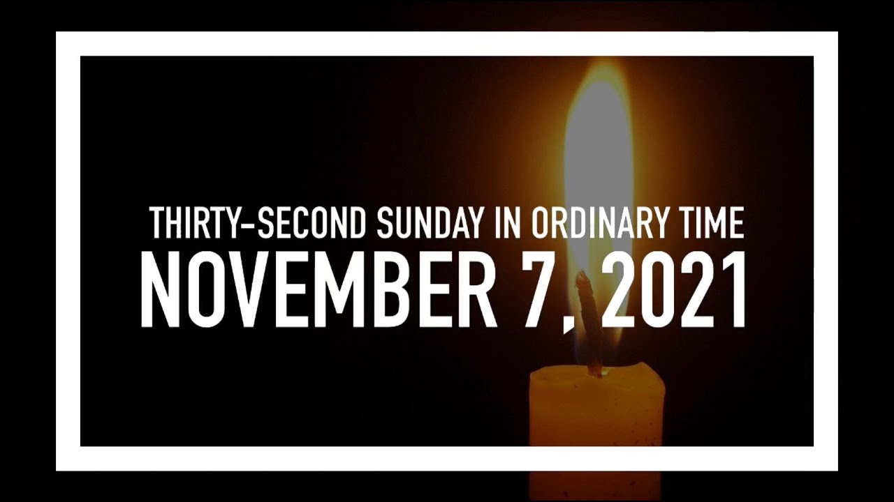 Mass November 7, 2021 - YouTube