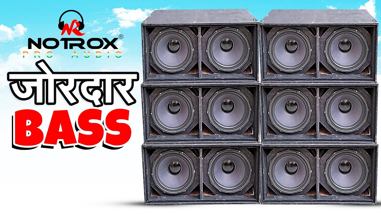 Notrox 4000 watts DJ Bass 🔥😳जोरदार Bass | DJ Bass Speaker | Notrox Pro ...