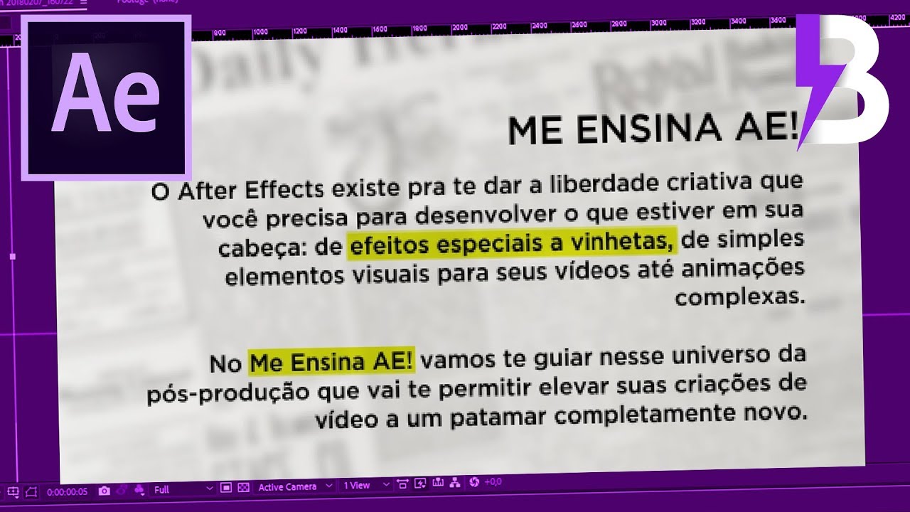 Texto Grifado com Animação - Tutorial After Effects - YouTube