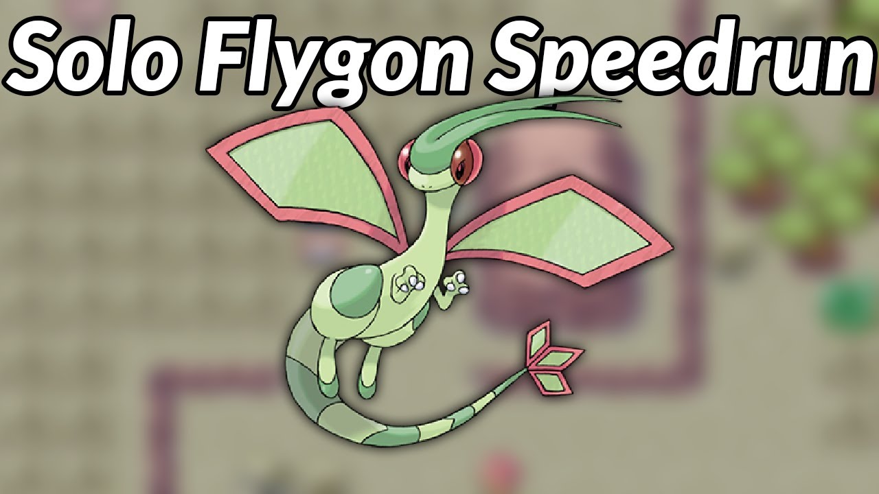 How Fast can Flygon beat Pokémon Emerald by itself? - YouTube