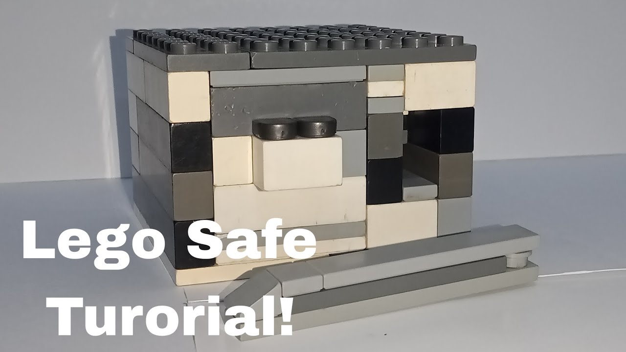 How to build lego safe *no technic pieces* - YouTube